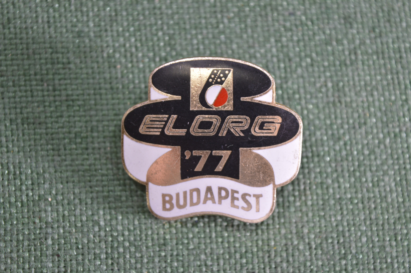 Купить Знак, значок "Выставка Elorg", ЛМД, тяжелый металл, горячая ...