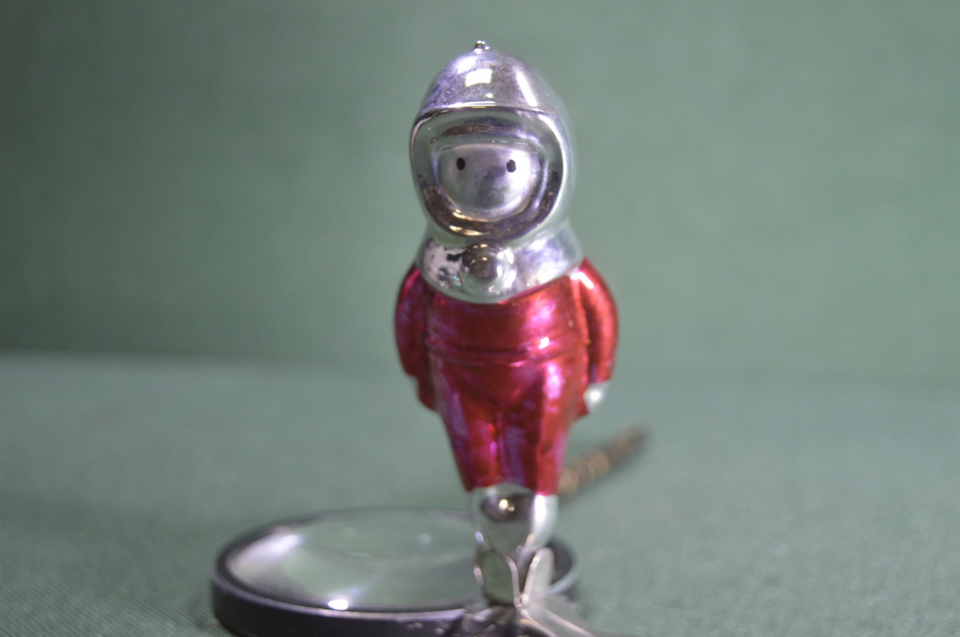 Купить Елочная новогодняя игрушка "Мальчик космонавт, скафандр". Стекло ...