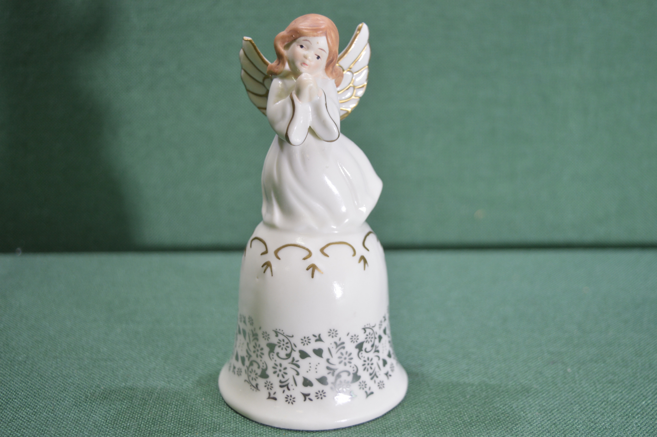 Купить Фигурка статуэтка колокольчик Рыженький ангелок девочка Фарфор Европа в интернет