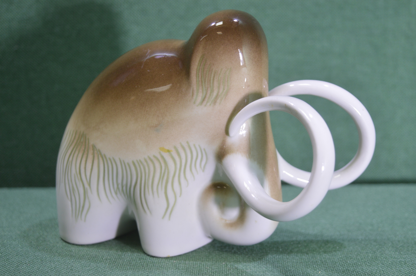 Купить Статуэтка фарфоровая "Мамонт, мамонтенок". Фарфор, ЛФЗ. Садиков ...