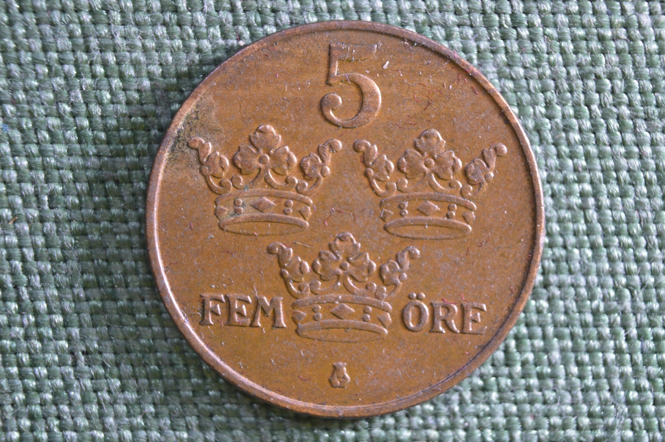 Купить Монета 5 эре, Швеция, 1950 год. Любимая монетка Карлсона. Fem ...