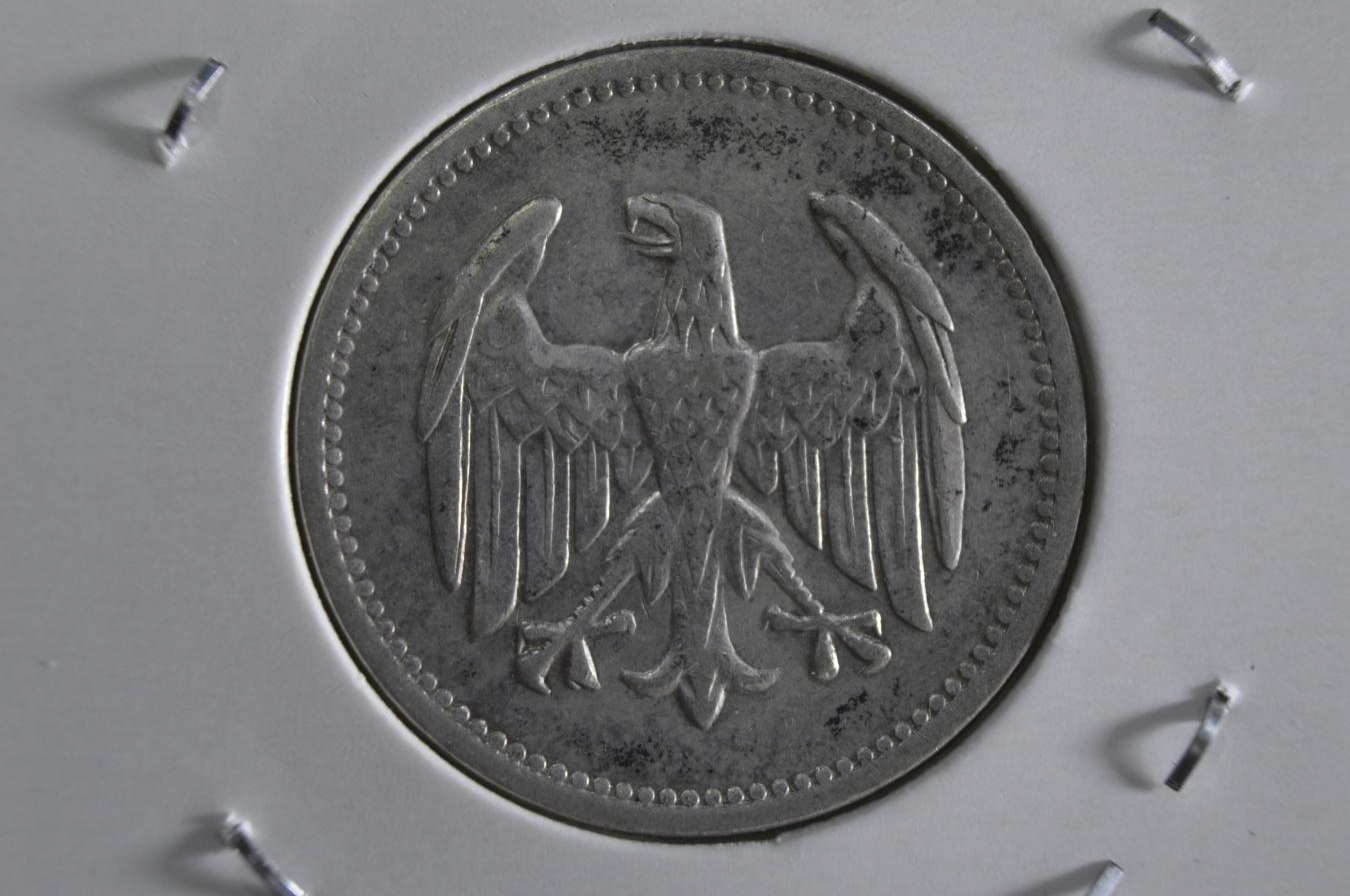 Купить Монета 1 марка 1924 года. А. Серебро. Веймар. Германия. Империя. XF-aUNC. в интернет ...