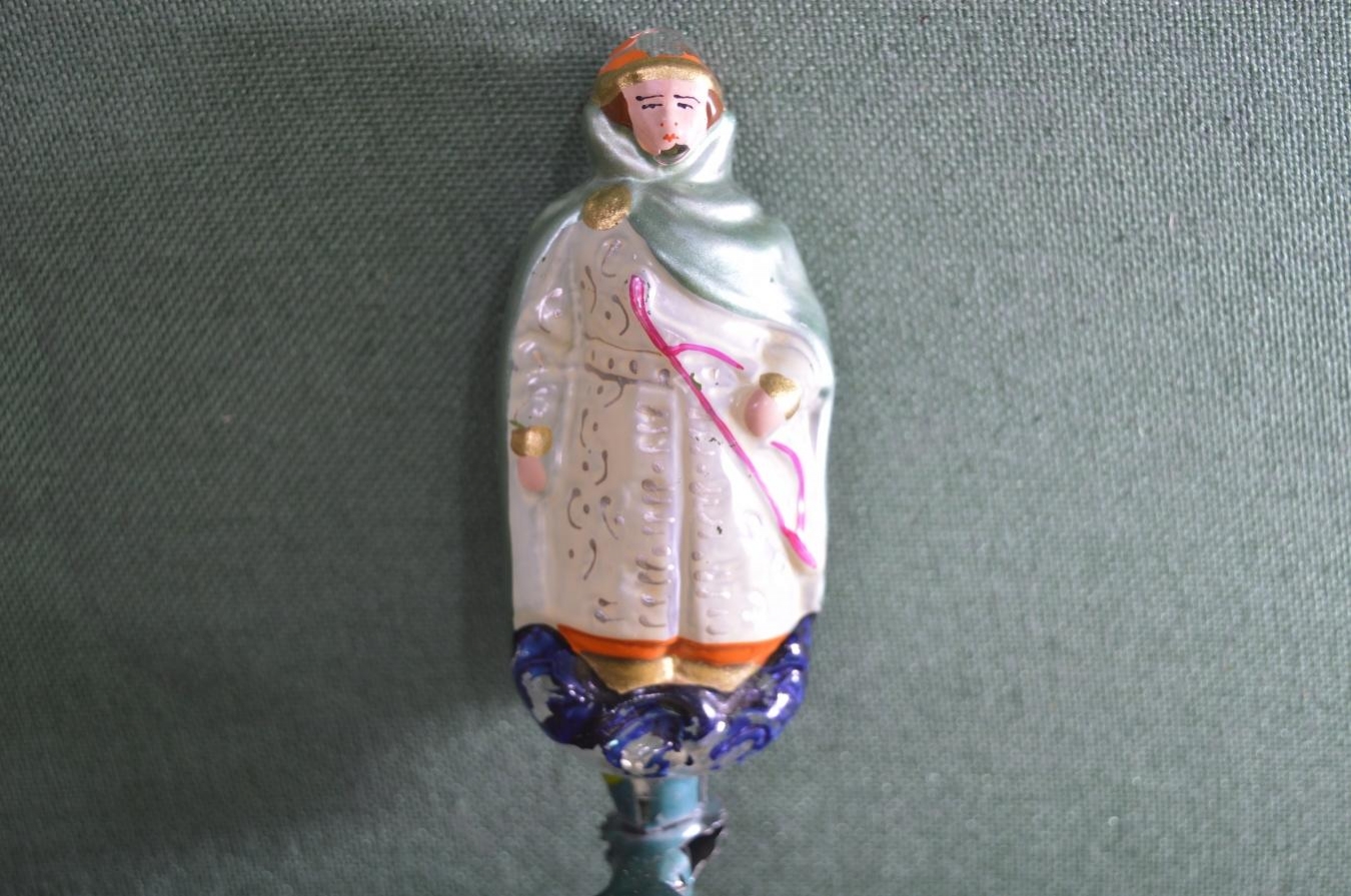 Купить Елочная стеклянная игрушка Князь Гвидон Сказка о царе Салтане Стекло прищепка СССР