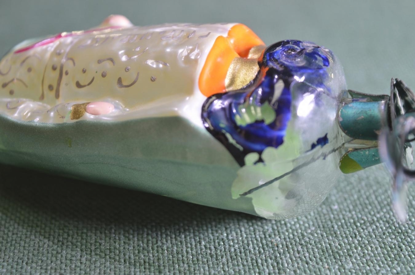 Купить Елочная стеклянная игрушка Князь Гвидон Сказка о царе Салтане Стекло прищепка СССР