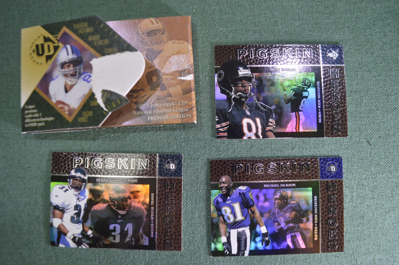 Купить Бейсбольная карточка бейсбол. Bobby Engram, Derrick Witherspoon ...