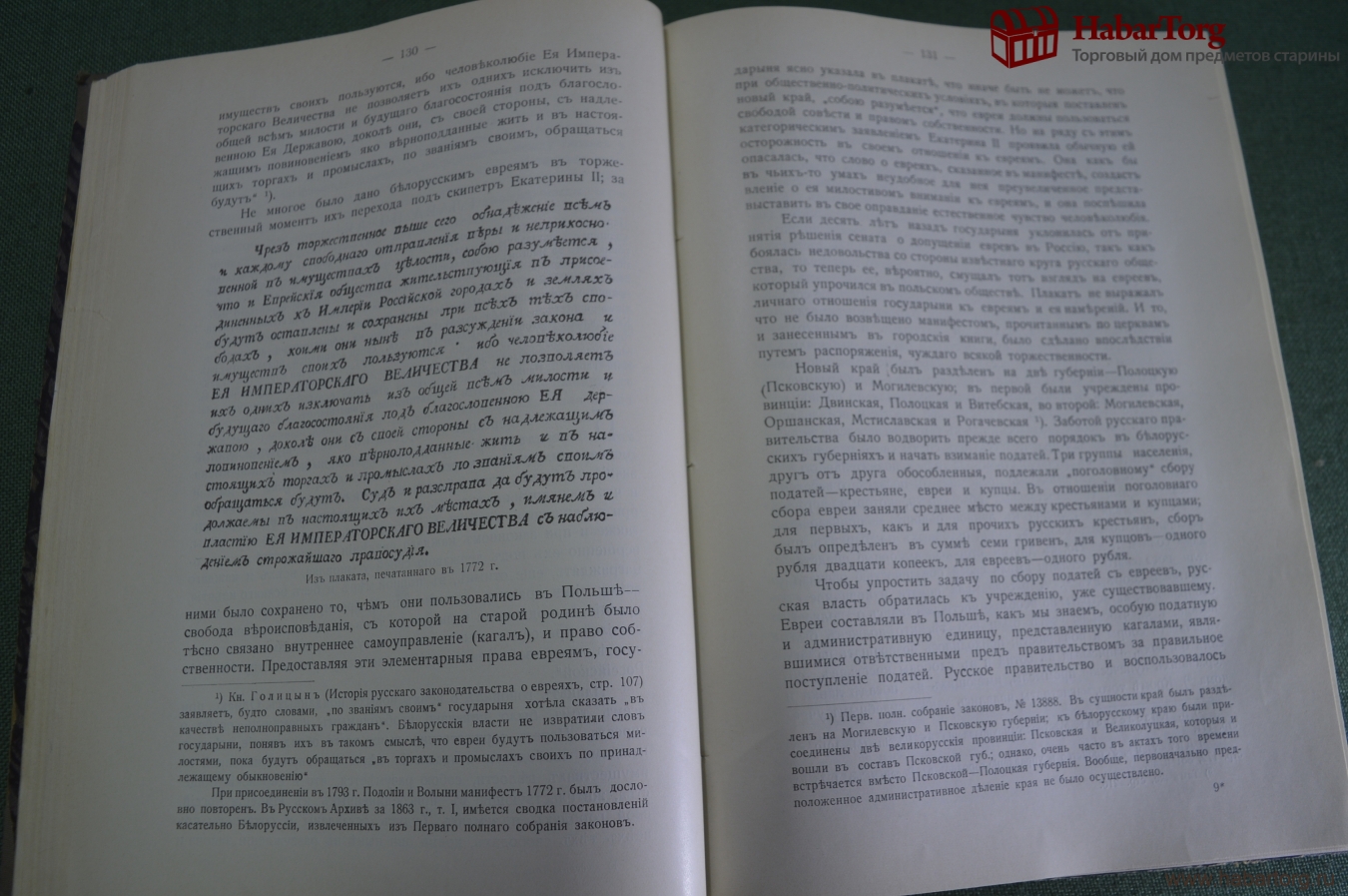 Купить Книга старинная "История еврейского народа в России". Ю. Гессен ...