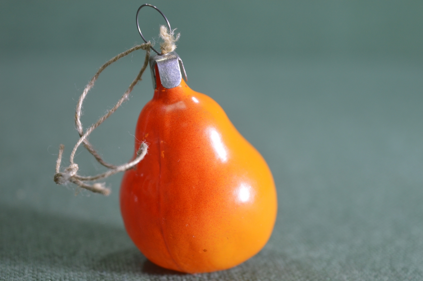 Купить Игрушка елочная Фрукт груша стеклянная Новогодняя Стекло