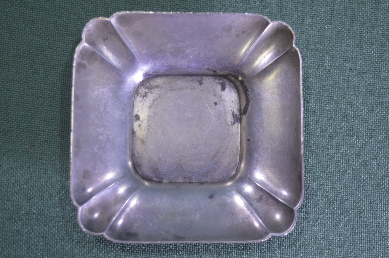 Купить Пепельница "Wellner". Alpacca. Ges Gesh. Клеймо. Серебрение ...