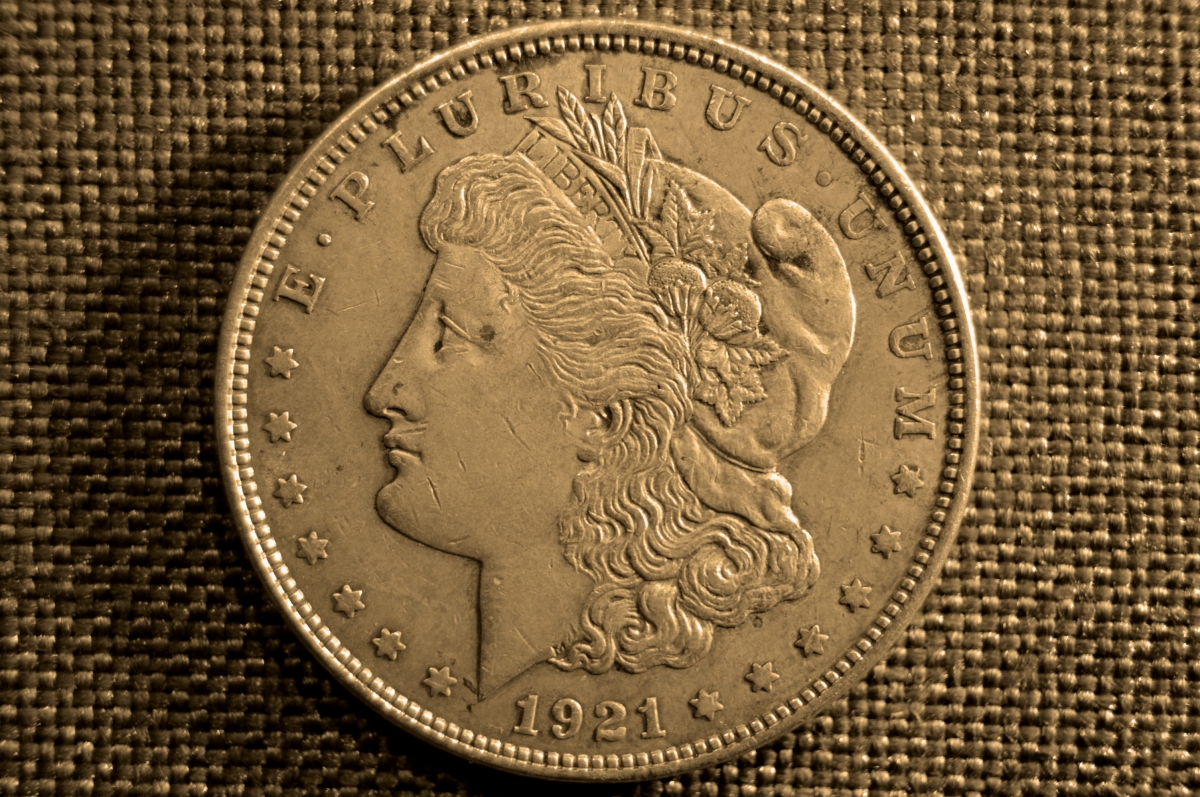 Купить 1 доллар, серебро, Доллар Моргана, США, 1921 год в интернет ...