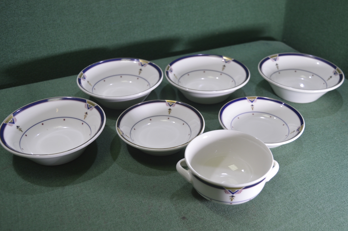 Купить Пиалы тарелки глубокие фарфоровые. Набор 6+1 Villeroy Boch ...