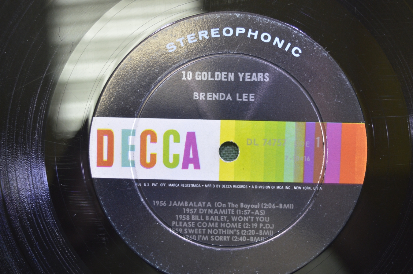 Купить Пластинка виниловая "10 Golden years Brenda Lee. Брэнда ли ...