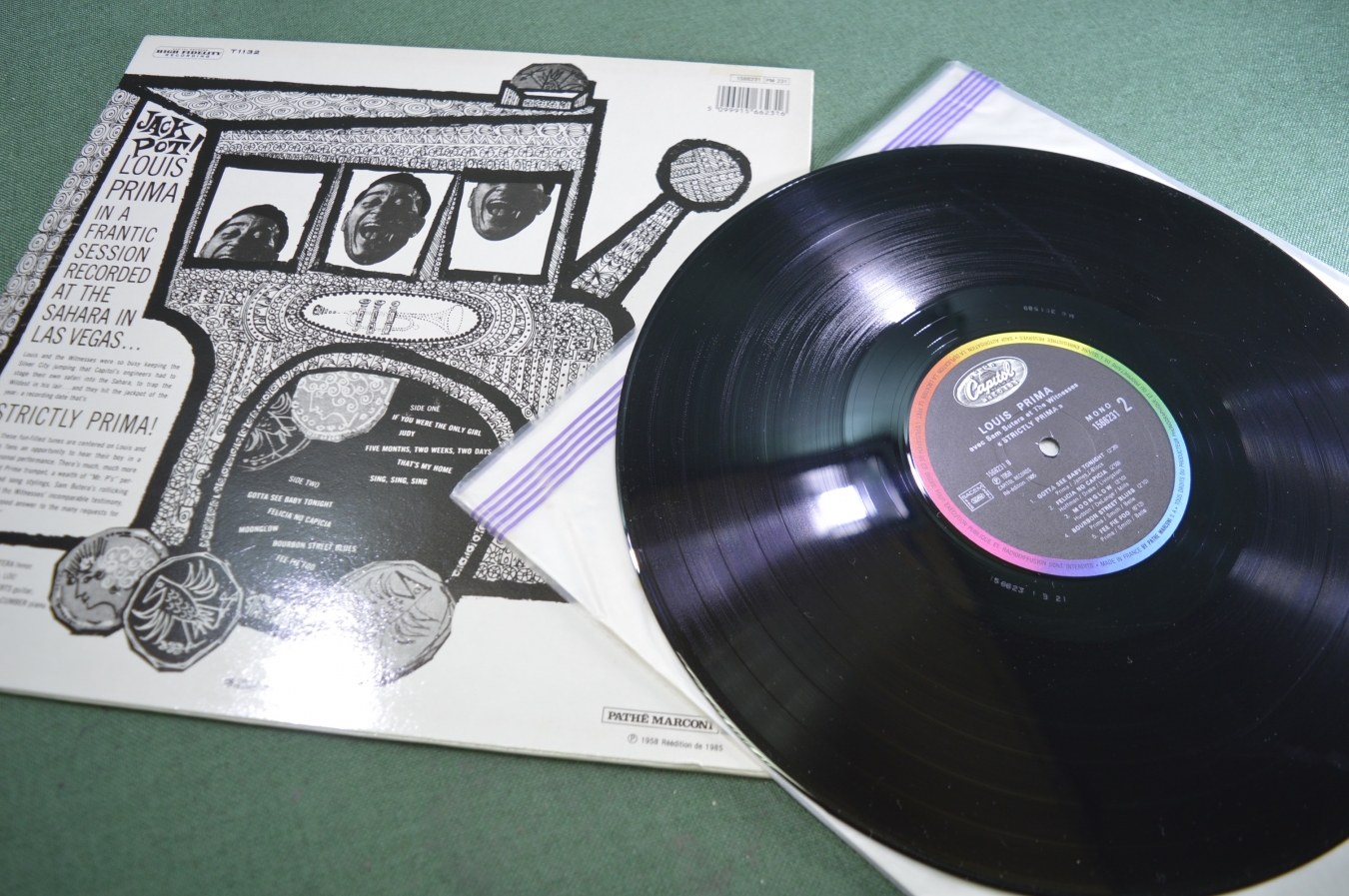 Купить Пластинка виниловая "Louis Prima. Strictly Prima. Луис Прима ...