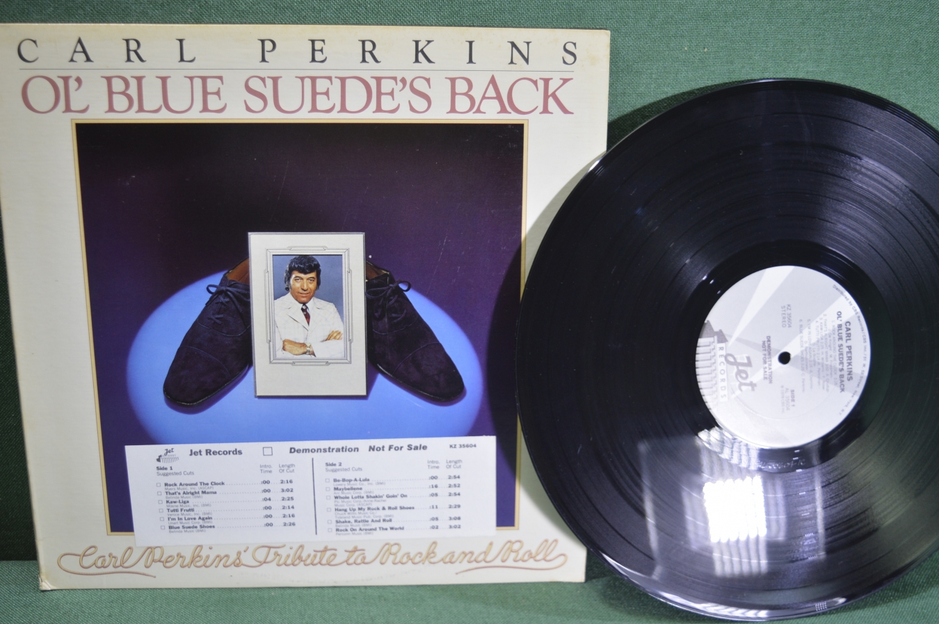 Купить Пластинка виниловая "Carl Perkins. Ol' blue suede's back". Jet ...