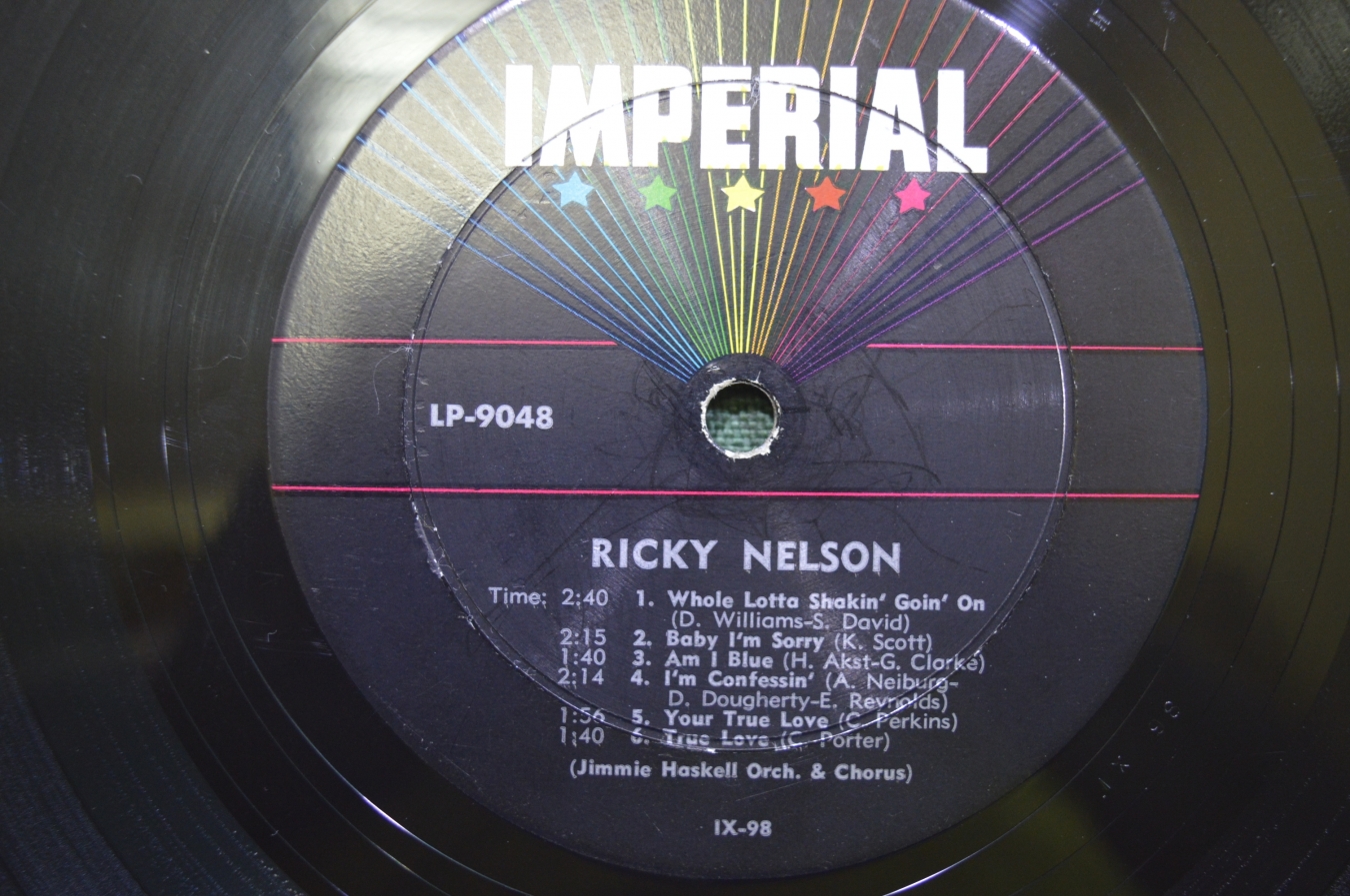 Купить Пластинка виниловая "Ricky Nelson. Рикки Нельсон". Imperial ...