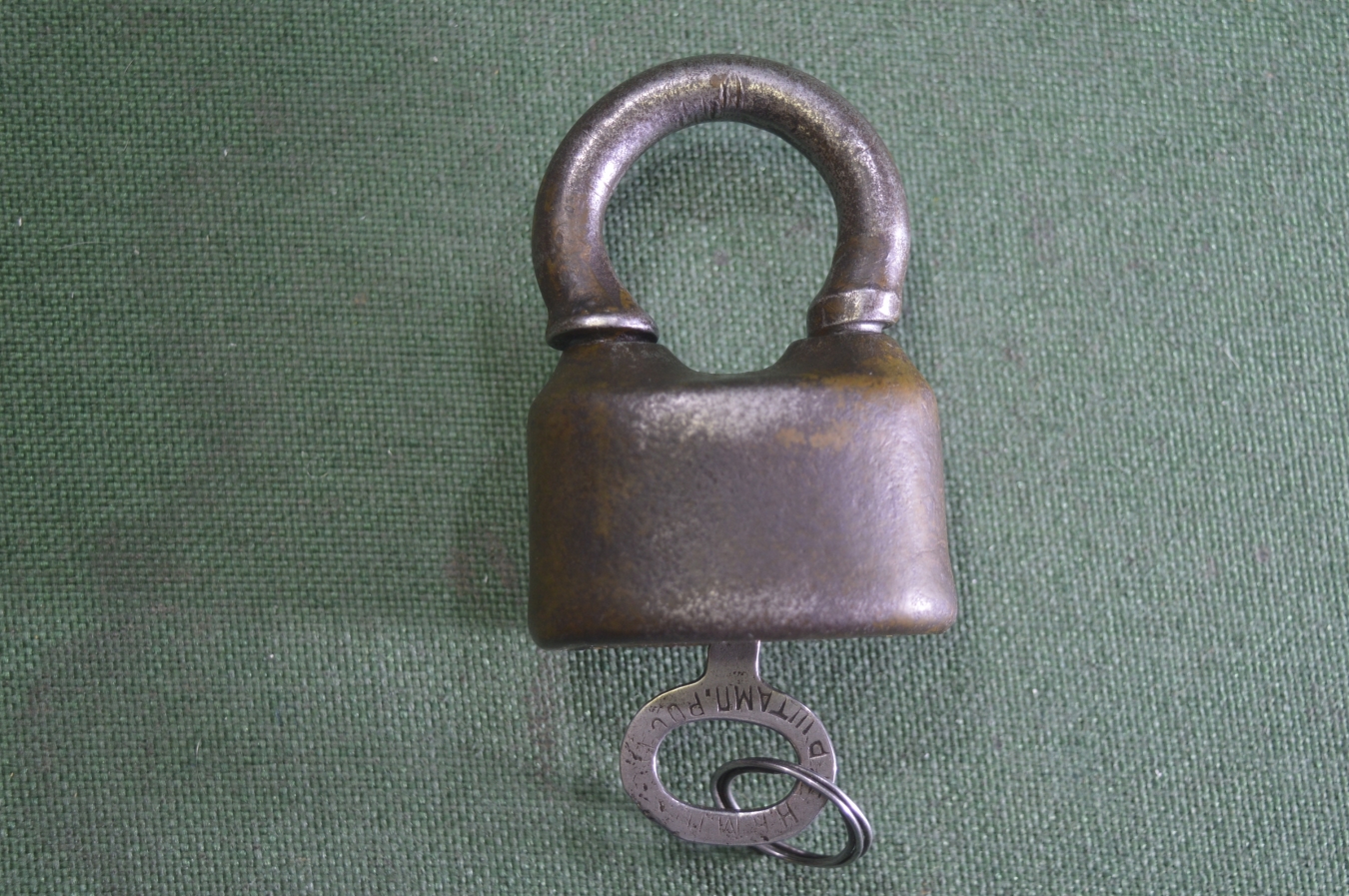Купить Замок навесной с ключом. НКМП. Артель Красный штамп. СССР. 1930е ...