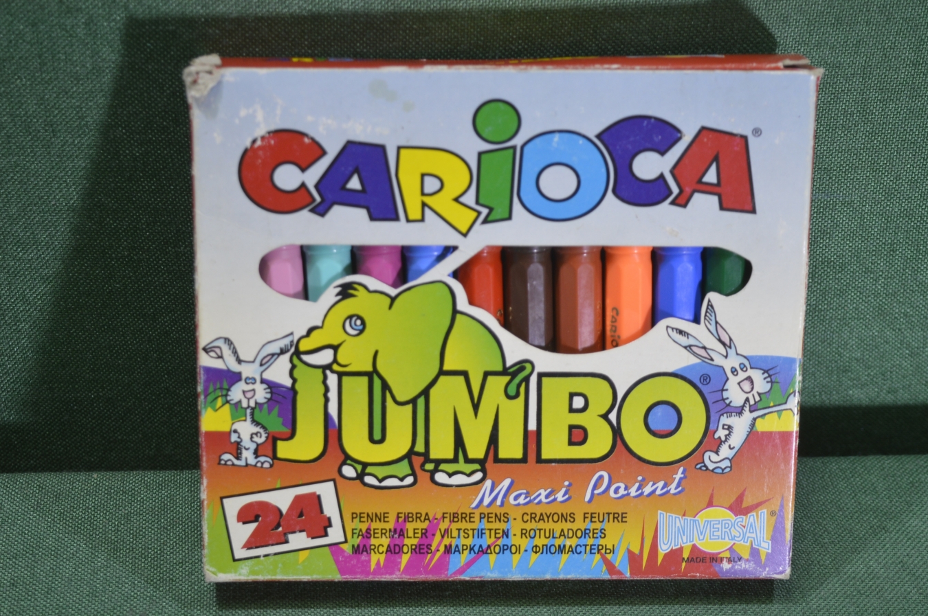 Купить Фломастеры детские "Carioca Jumbo". Набор 24 цвета в коробке ...