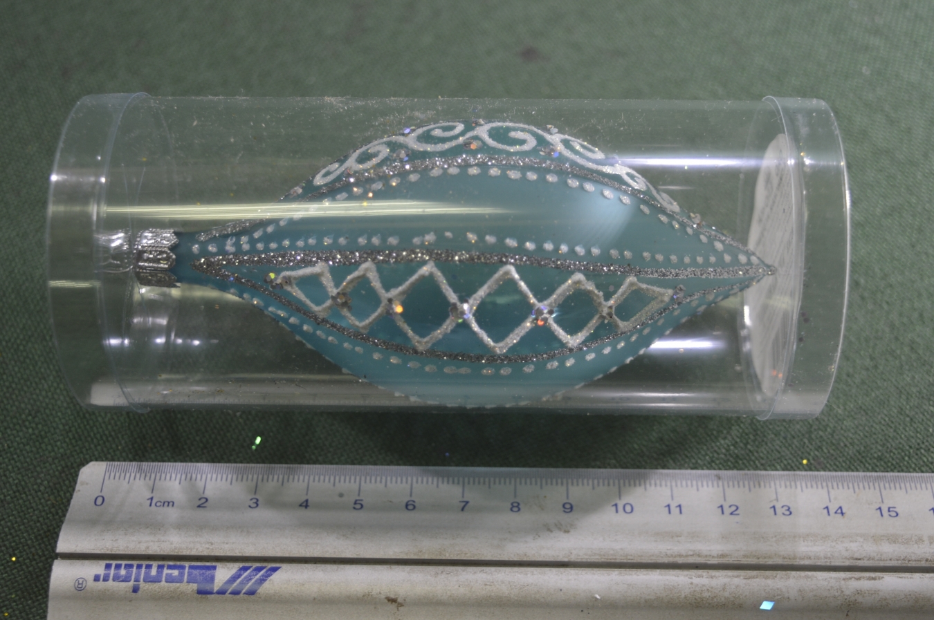 Купить Елочная игрушка из стекла подвеска Кружевница Стекло Клин Елочка 2 цены фото