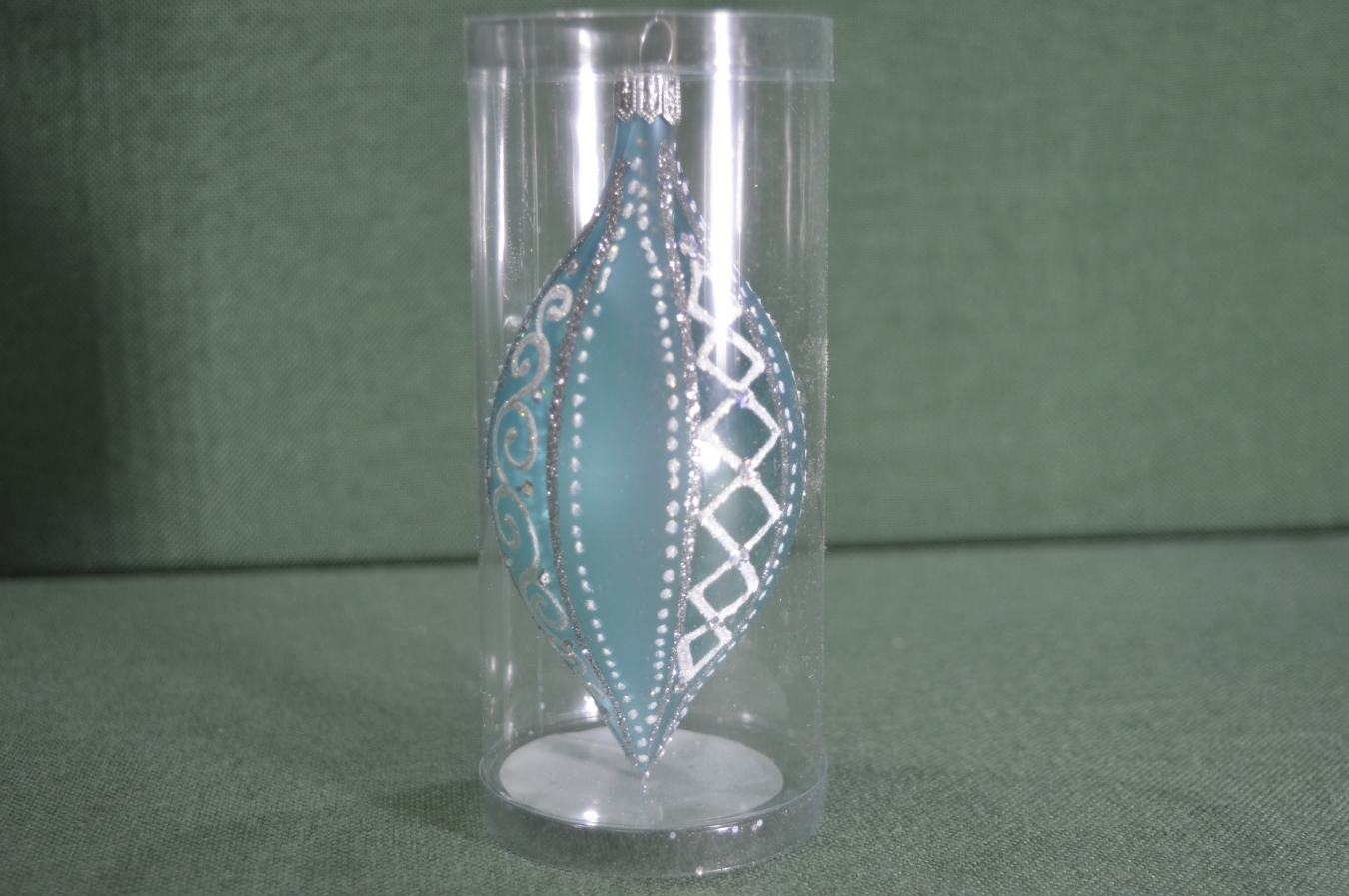 Купить Елочная игрушка из стекла подвеска Кружевница Стекло Клин Елочка 2 цены фото