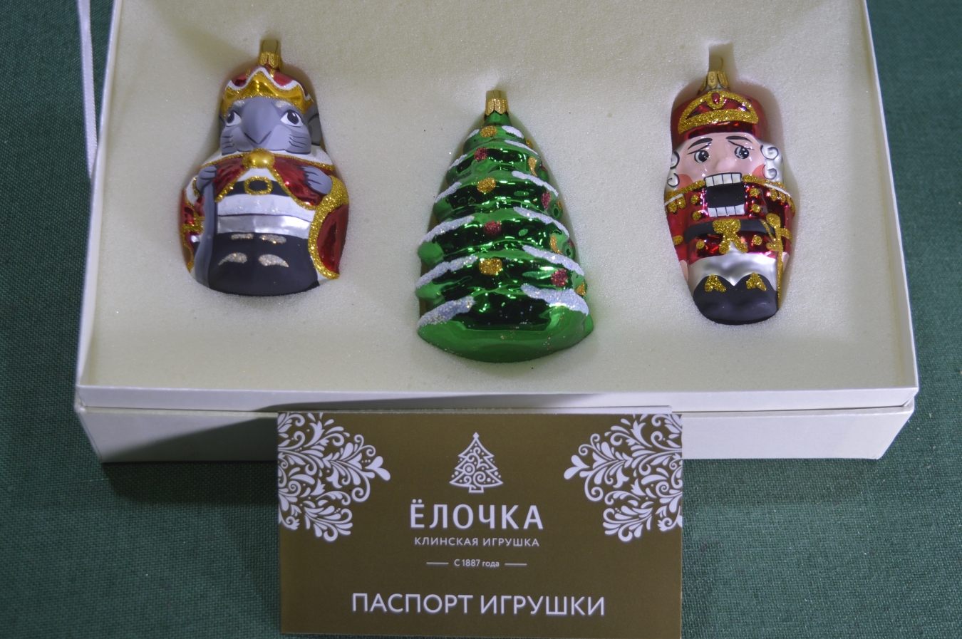 Купить Набор елочных игрушек "Музыкальная сказка". Щелкунчик, елка ...