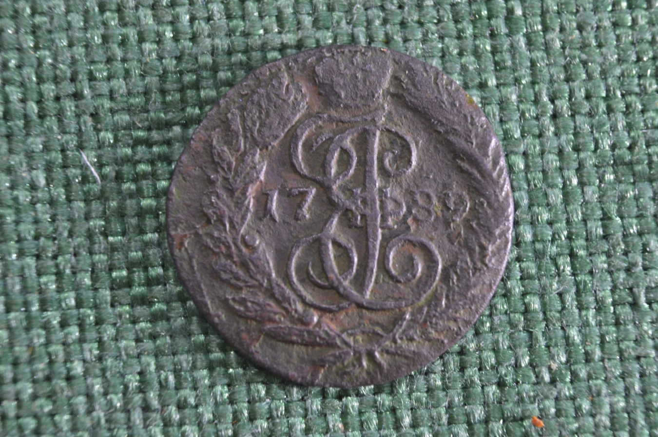 Купить Монета Полушка 1789 года. Медь. Екатерина II. Царская Россия. в ...