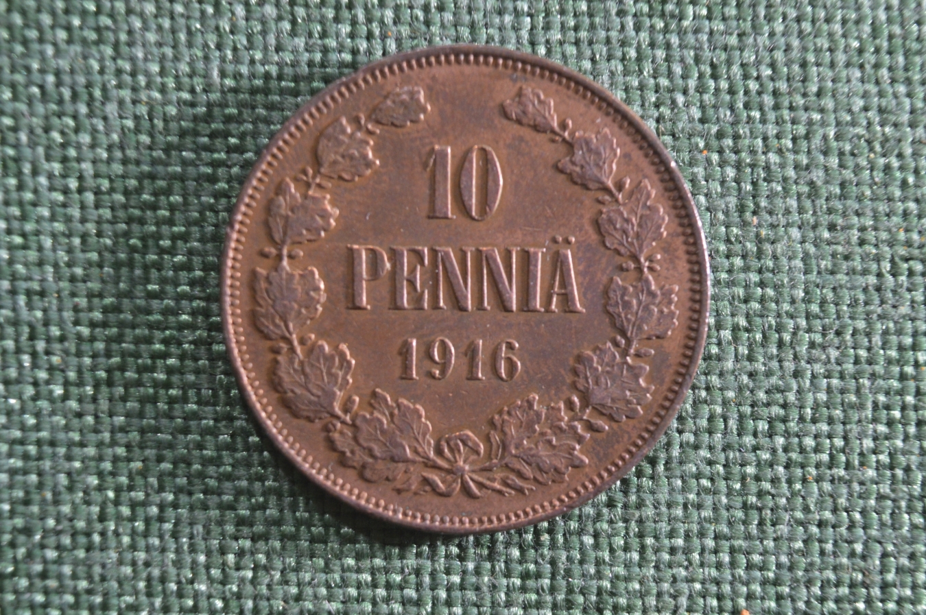 Купить Монета 10 pennia, пенни, 1916 год. Российская Империя, для ...