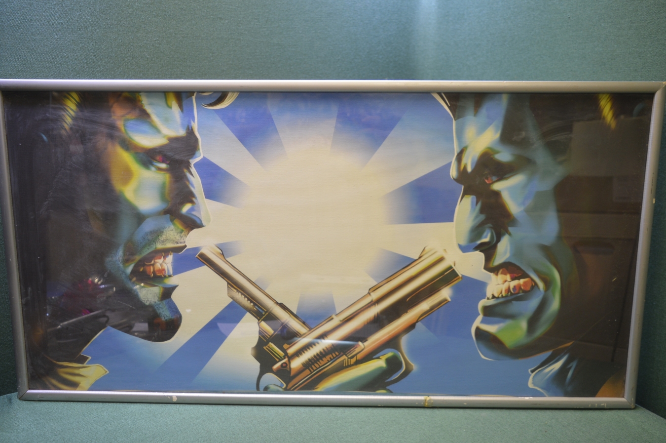 Купить Картина габаритная "Противостояние, Война". Холст, акрил. в интернет-аукционе HabarTorg ...