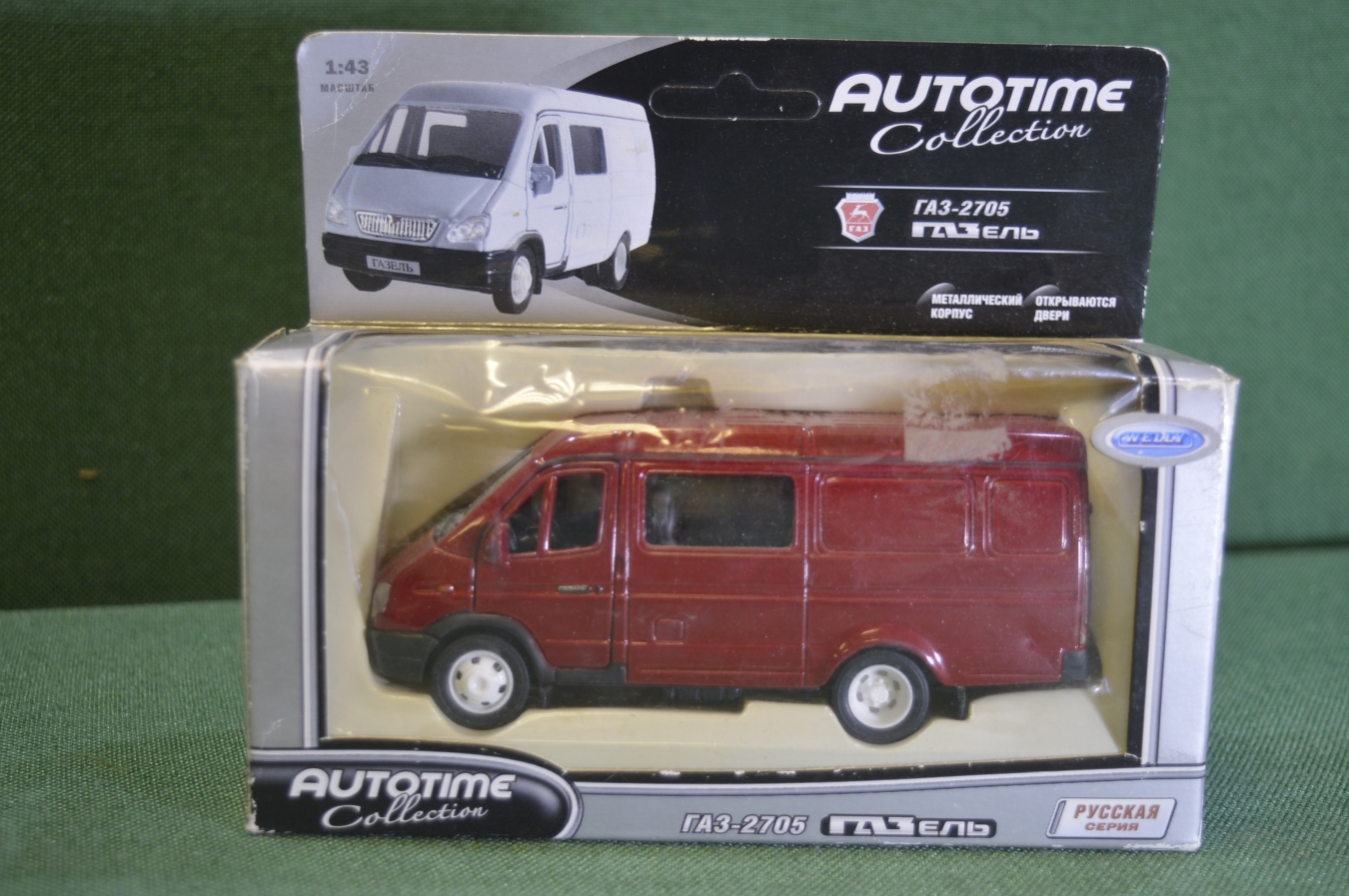 Купить Модель масштабная машинка "ГАЗ-2705 Газель". Welly. Autotime Collection. в интернет ...