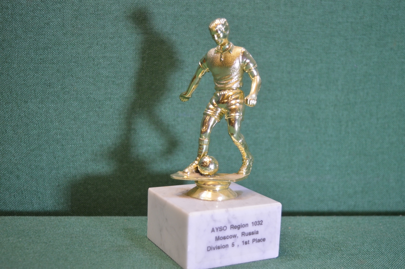 Купить Статуэтка, фигурка "Футбол, AYSO, 1 место". Спорт, футболист. Пластик. в интернет ...