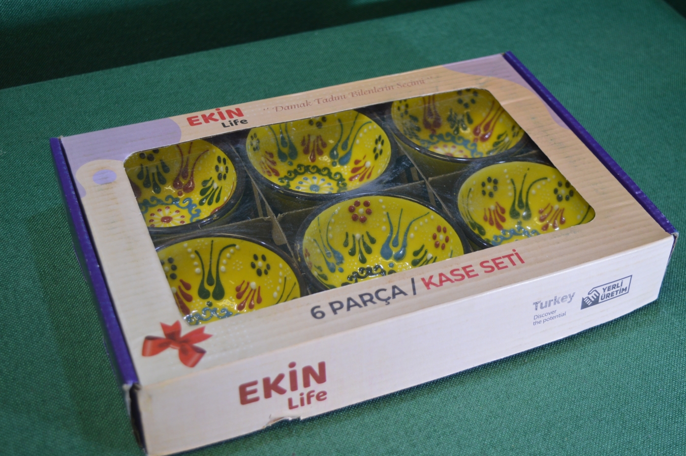 Купить Пиалы розетки керамические. Набор 6 шт. в коробке. Керамика. Роспись. Турция. в интернет ...