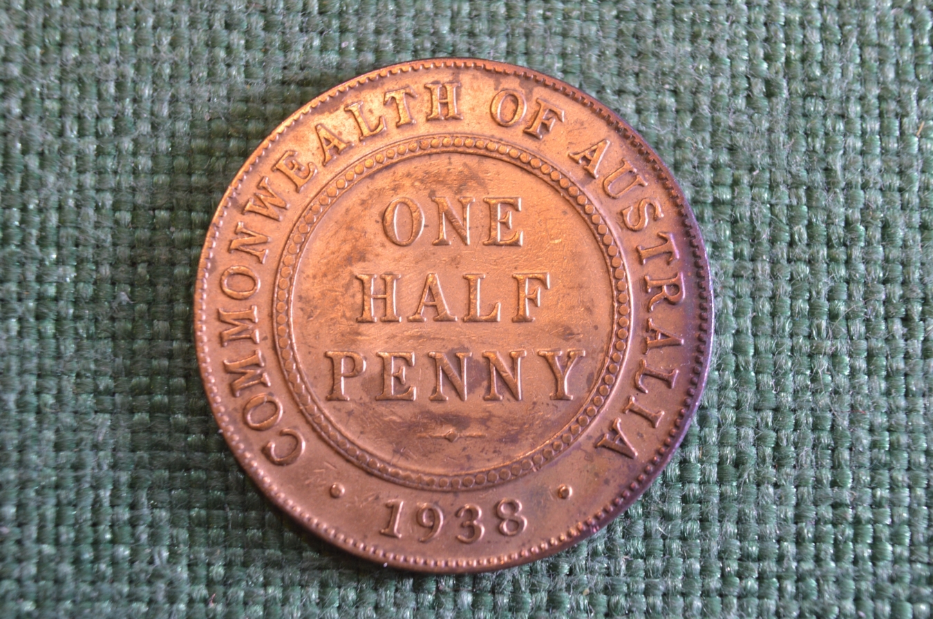 Купить Монета 1/2 пенни 1938 года. One half penny. Георг VI, Australia ...